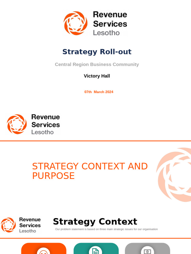 LESOKOANA - RSL Strategy 2024 - 2027 External | PDF | Economies | Business