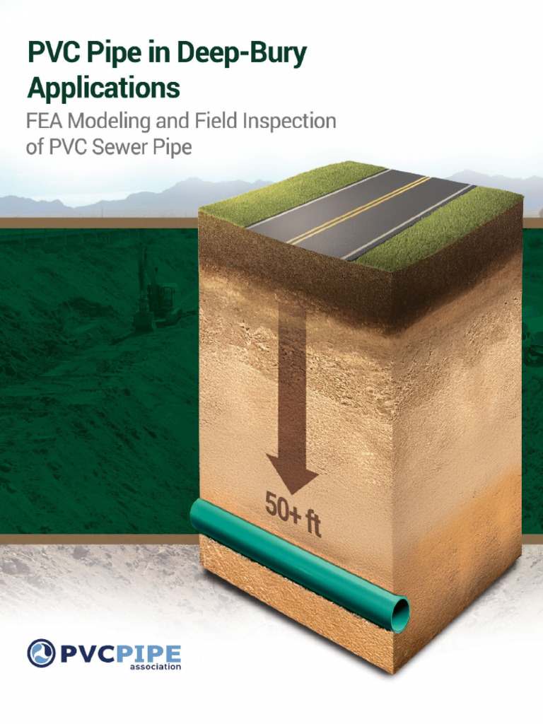 PVC Pipe in Deep Bury Applications Uni Bell | PDF | Finite Element ...