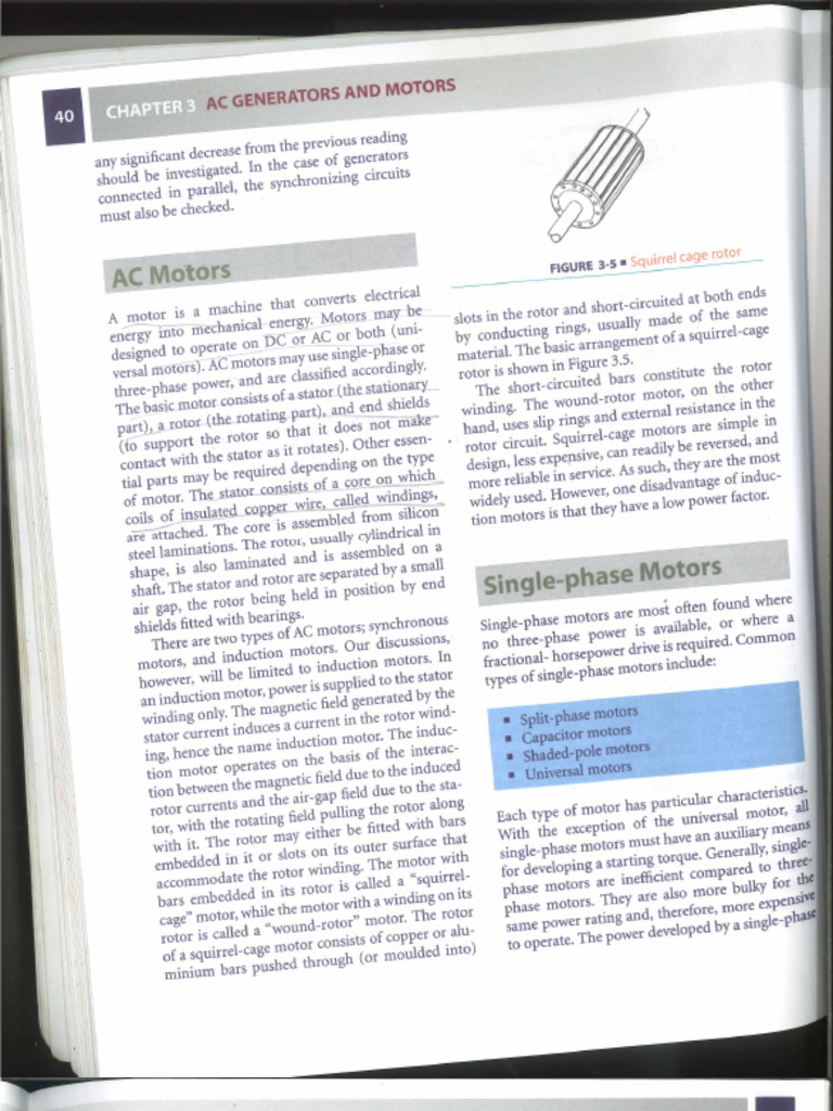 AC Motors | PDF