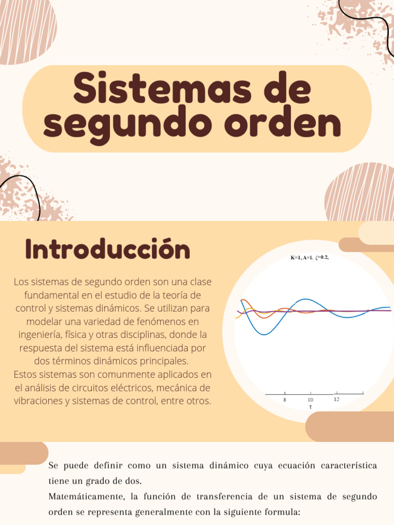 Sistemas de Segundo Orden 20250528 141125 0000 | PDF | Oscilación | Sistema