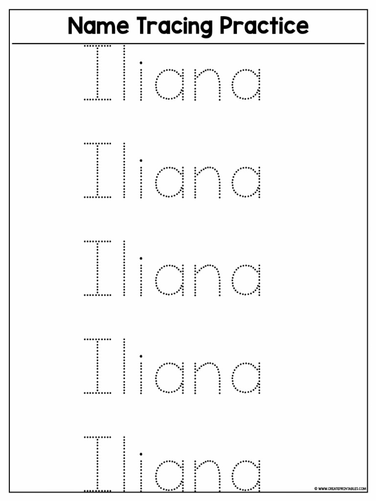 Name Tracing Practice 79C1 A968 111C | PDF