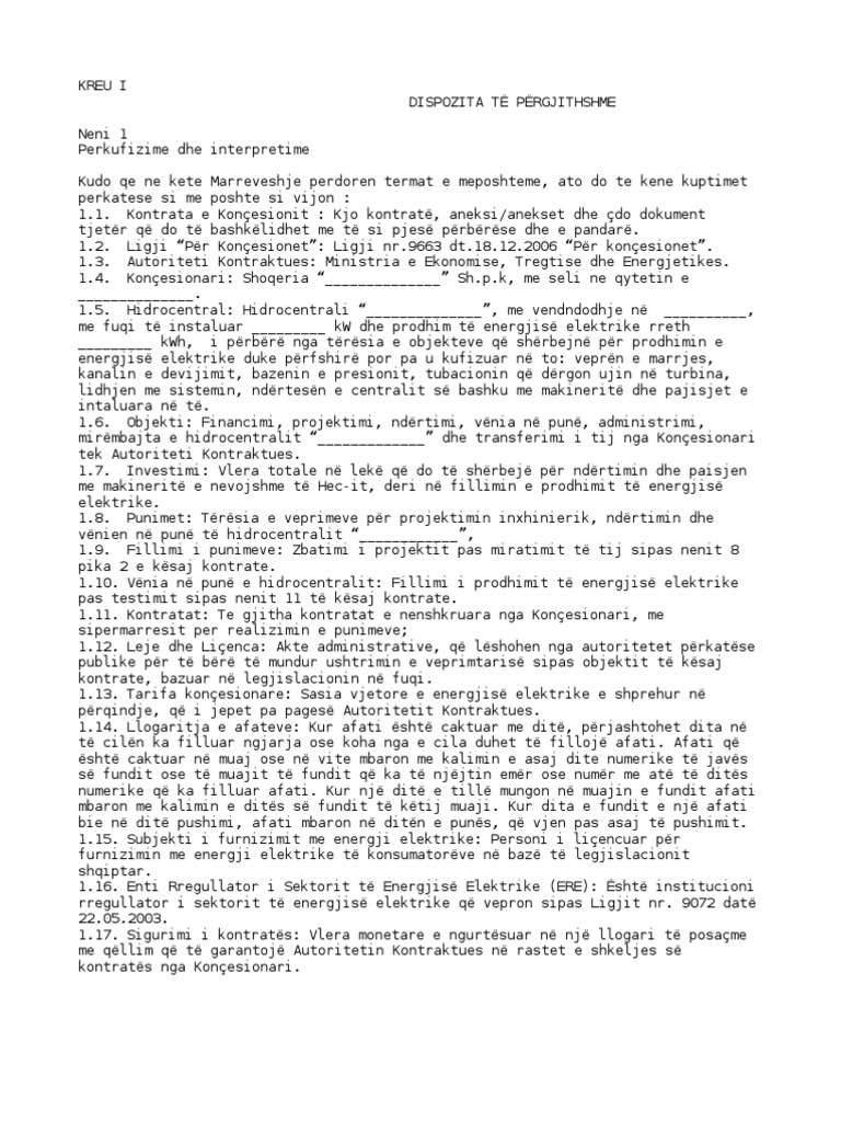 Kontrate | PDF