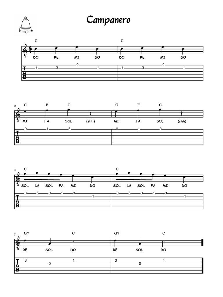Campanero Guitarra | PDF