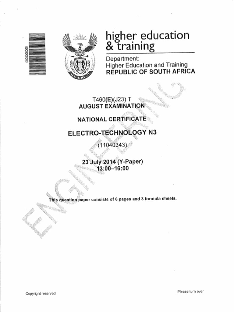 N3 Electrotechnology Spot On R80.00 | PDF