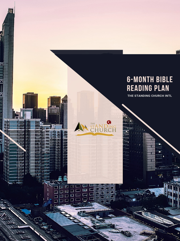 6-Month Bible Reading Plan | PDF | Ezra | Book Of Numbers