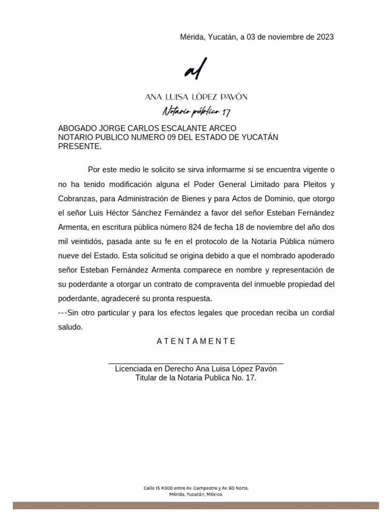 Vigencia de Poder | PDF