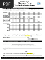 Coru Evetting Invitation Form | PDF | Identity Document | Government ...