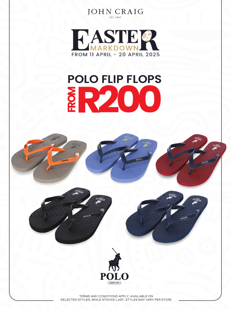 JC Polo Flip Flops | PDF