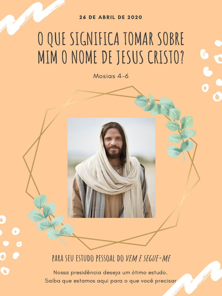O Que Significa Tomar Sobre Mim o Nome de Jesus Cristo? | PDF