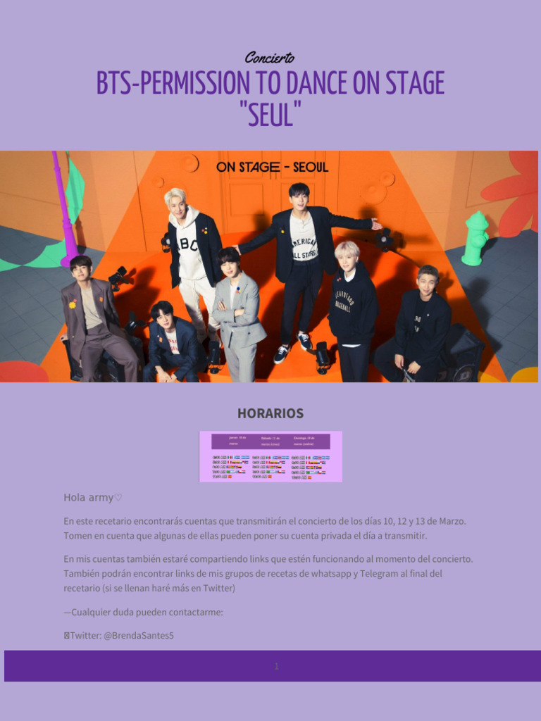 Recetas BTS Seul | PDF | Servicio de redes sociales