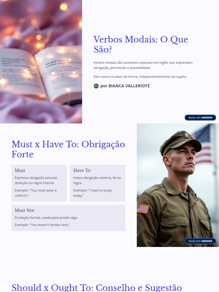Verbos Modais O Que Sao | PDF
