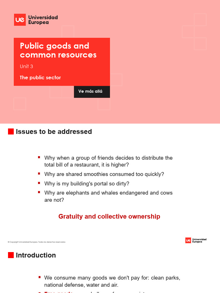 3.2 Public Goods and Common Resources | PDF | Goods | Externality