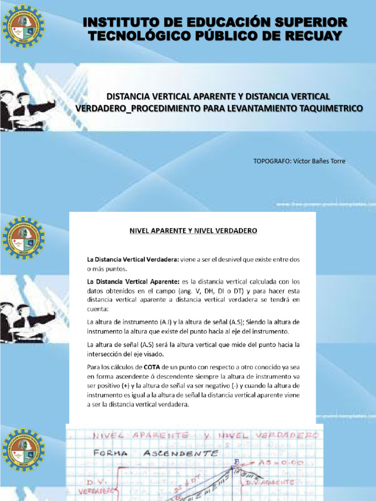 Sesión N°03 - Distancia Vertical Aparente y Distancia Vertical ...