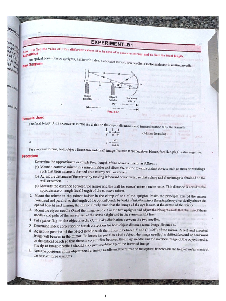 XII Experiment Section B-1 | PDF
