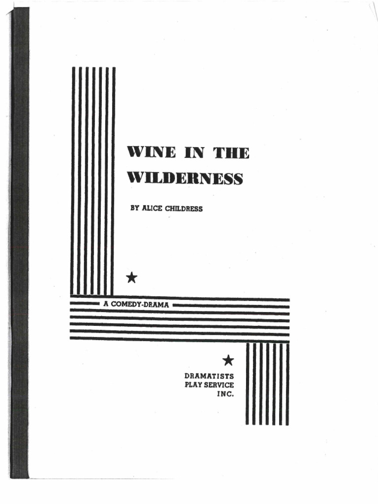 Alice Childress - Wine in The Wilderness | PDF