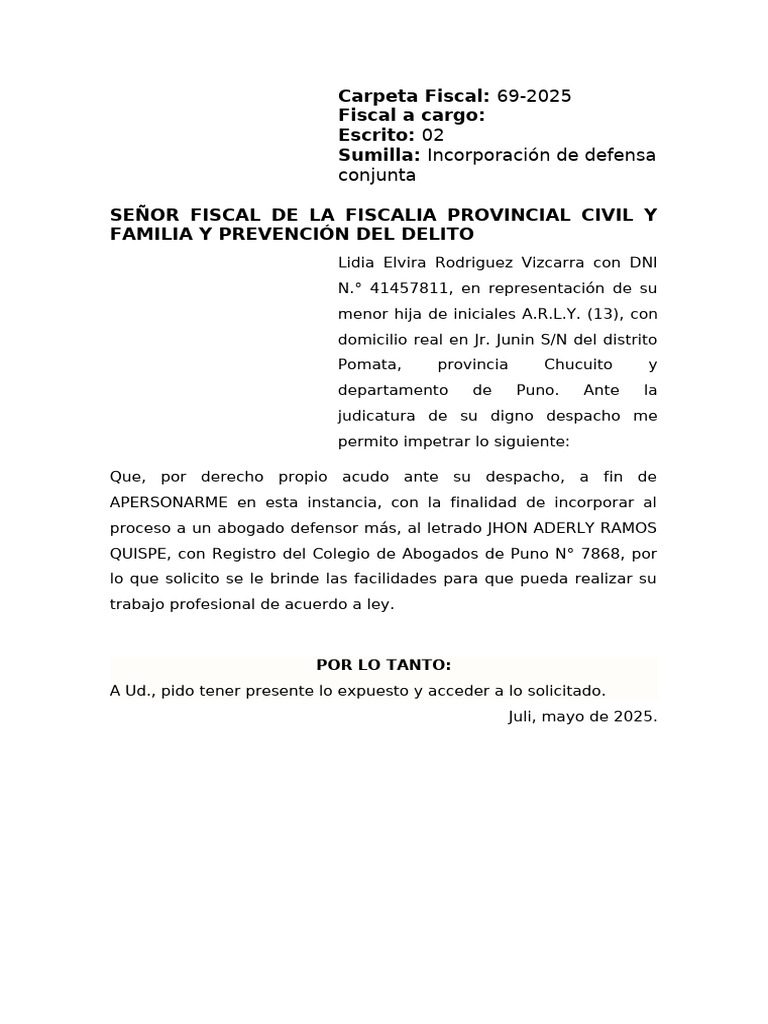 Defensa Conjunta | PDF