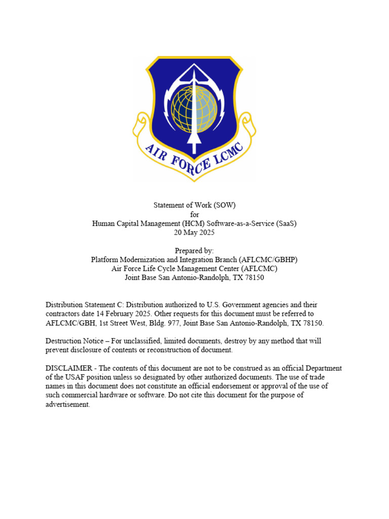 OFC+HCM+SaaS+IDIQ+Shell+SOW 20 May 2025+FINAL | PDF | Scrum (Software ...