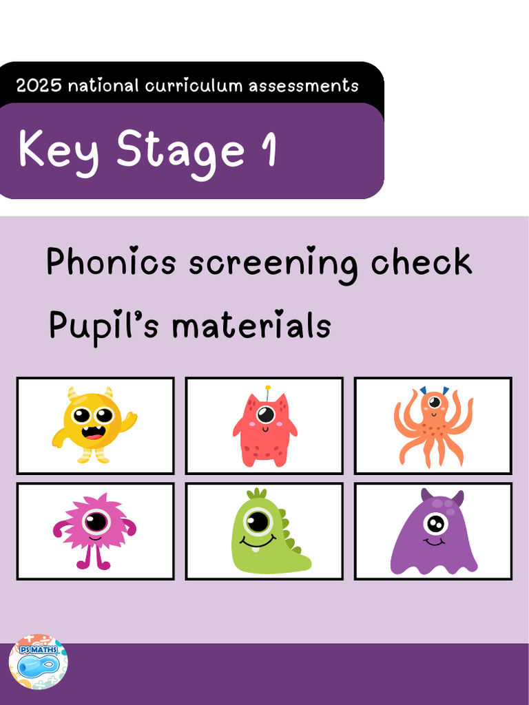 2025 Phonics Screening Check Materials | PDF