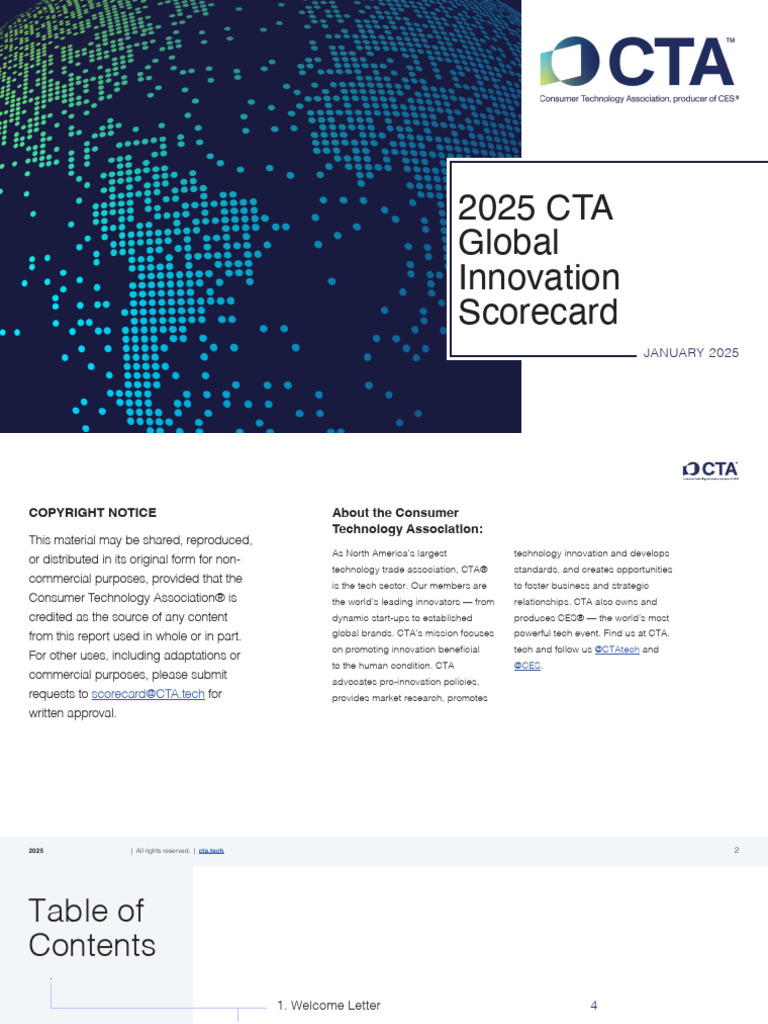 2025 Global Innovation Scorecard Insights | PDF | Artificial ...