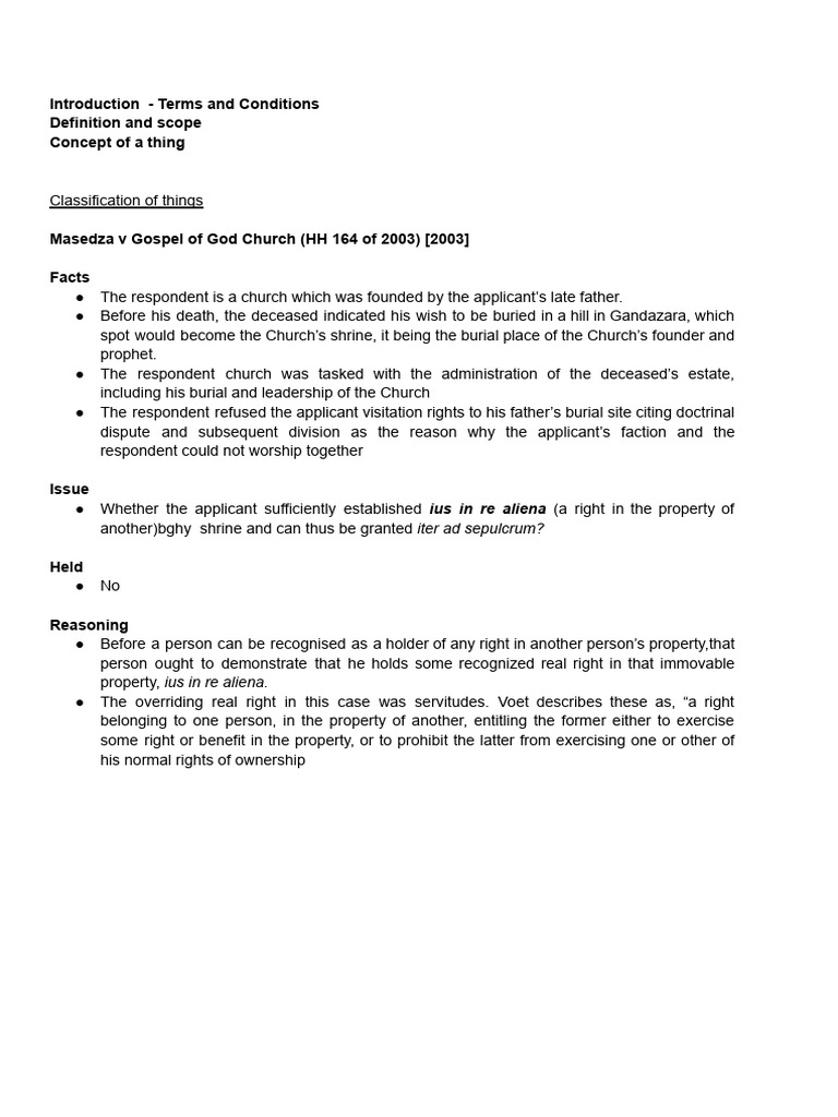 Property law case law | PDF | Lease | Property