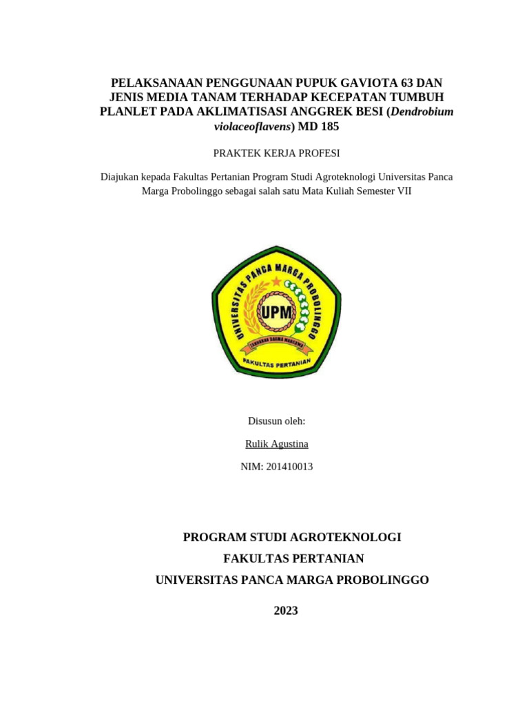 Bab 123 Laporan Pkp | PDF