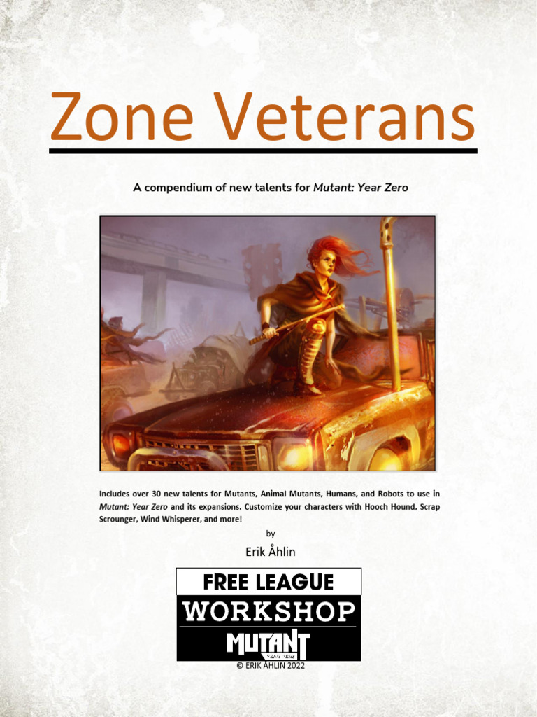 New Talents for Mutant: Year Zero | PDF