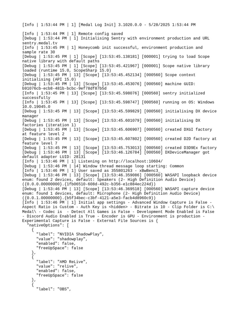 Medal Log 20250528 | PDF | Graphics Processing Unit | Scope (Computer Science)