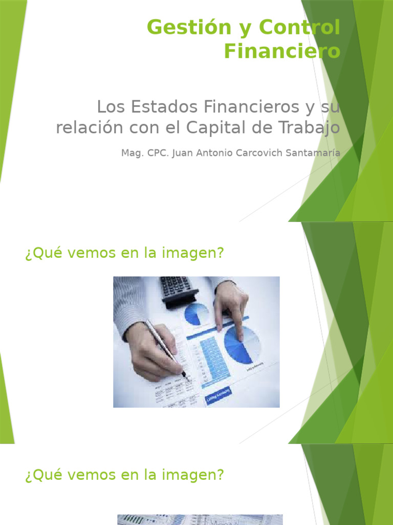 Gestión y Control Financiero - Clases 1 y 2 | PDF | Estado financiero ...