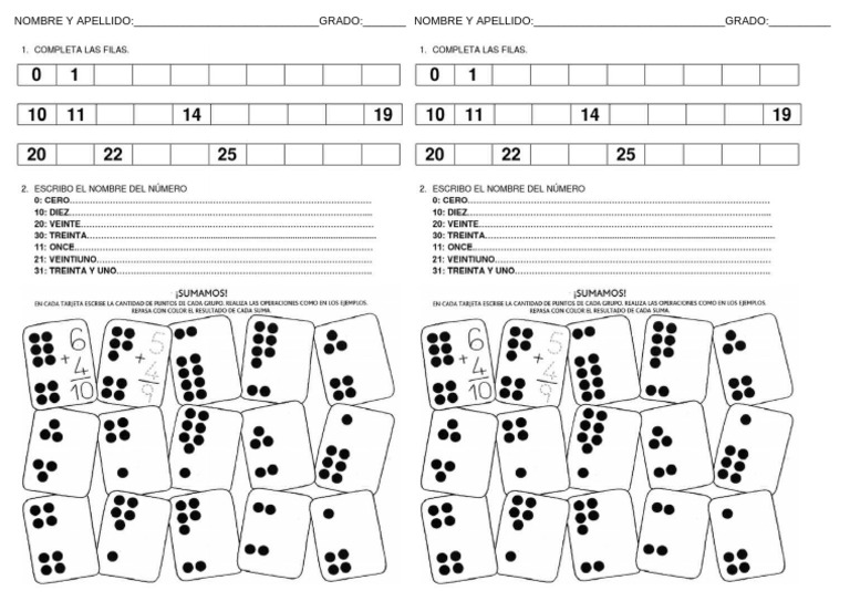 Clase - Jugamos Con Los Números | PDF