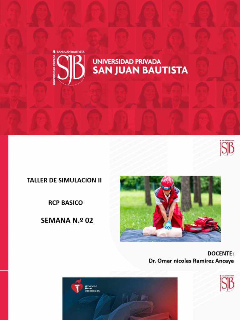 Clase 2 Teoria RCP Basico - Upsjb 2025 I | PDF