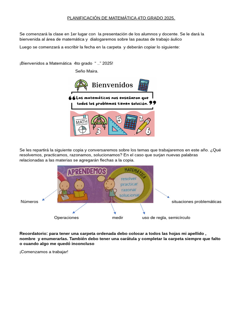 Actividades de Matemática 4to | PDF