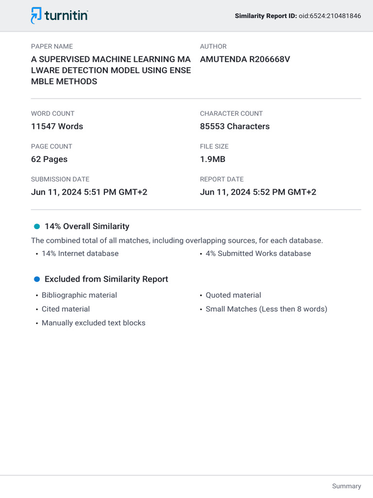 Malware Detection Model | PDF | Machine Learning | Malware