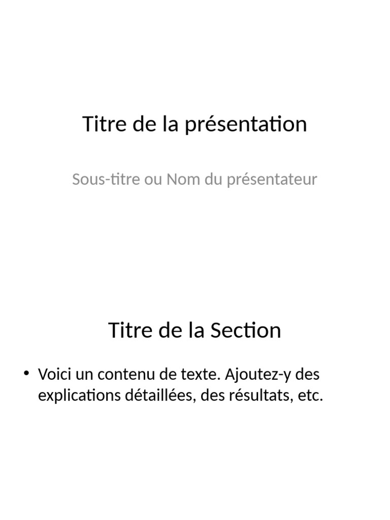 Présentation de contenu et graphiques | PDF