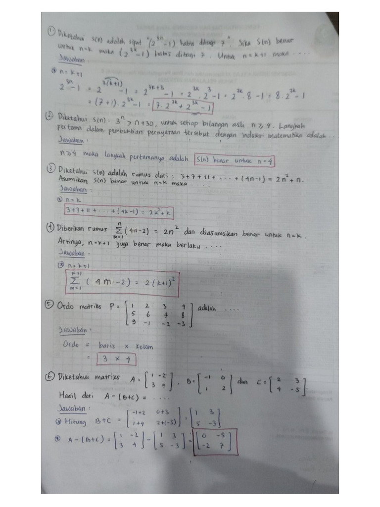 Latihan Soal Dan Pembahasan Matematika Wajib Kelas XI | PDF