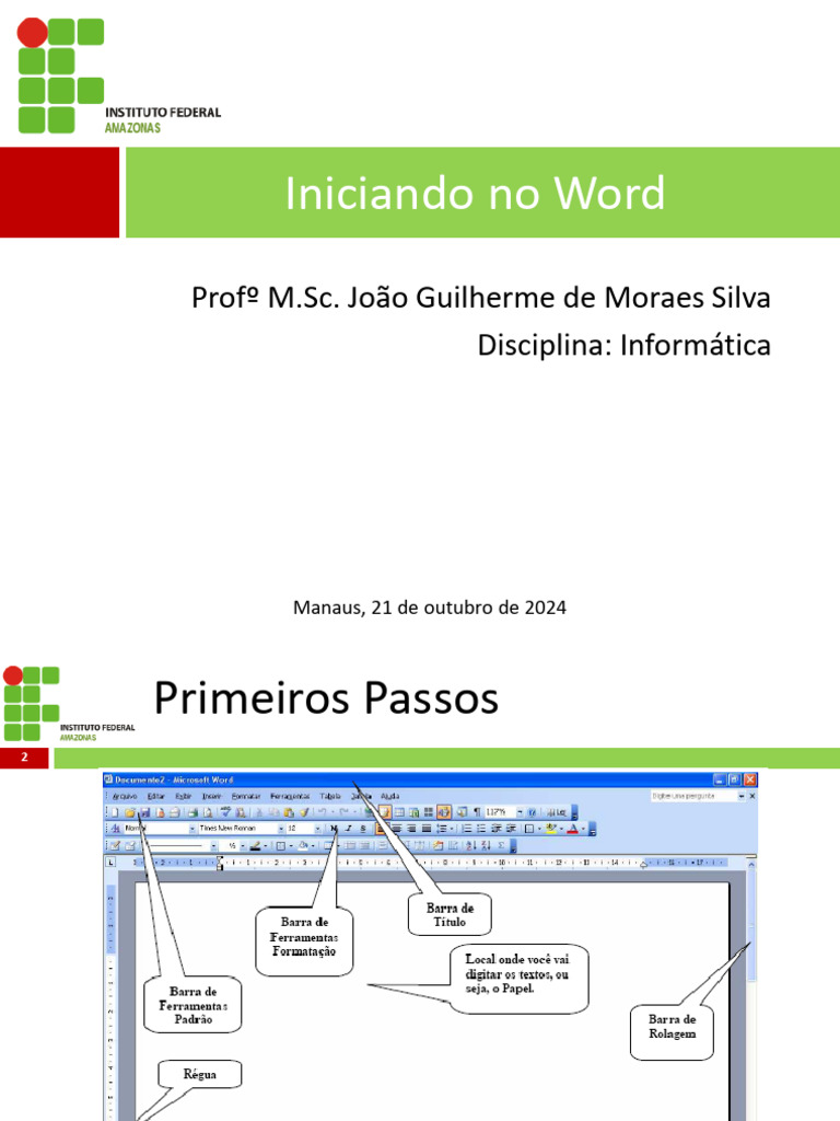 1a. Aula - Iniciando o Word 2013 | PDF | Caixa alta e caixa baixa ...