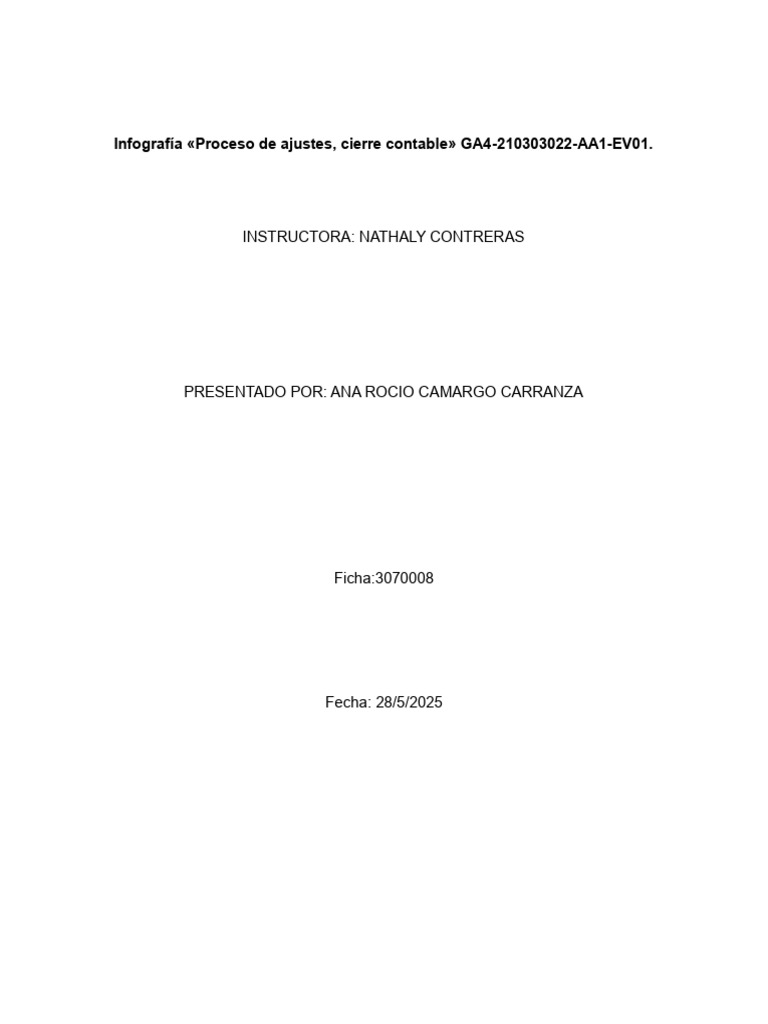 Infografia Contable | PDF