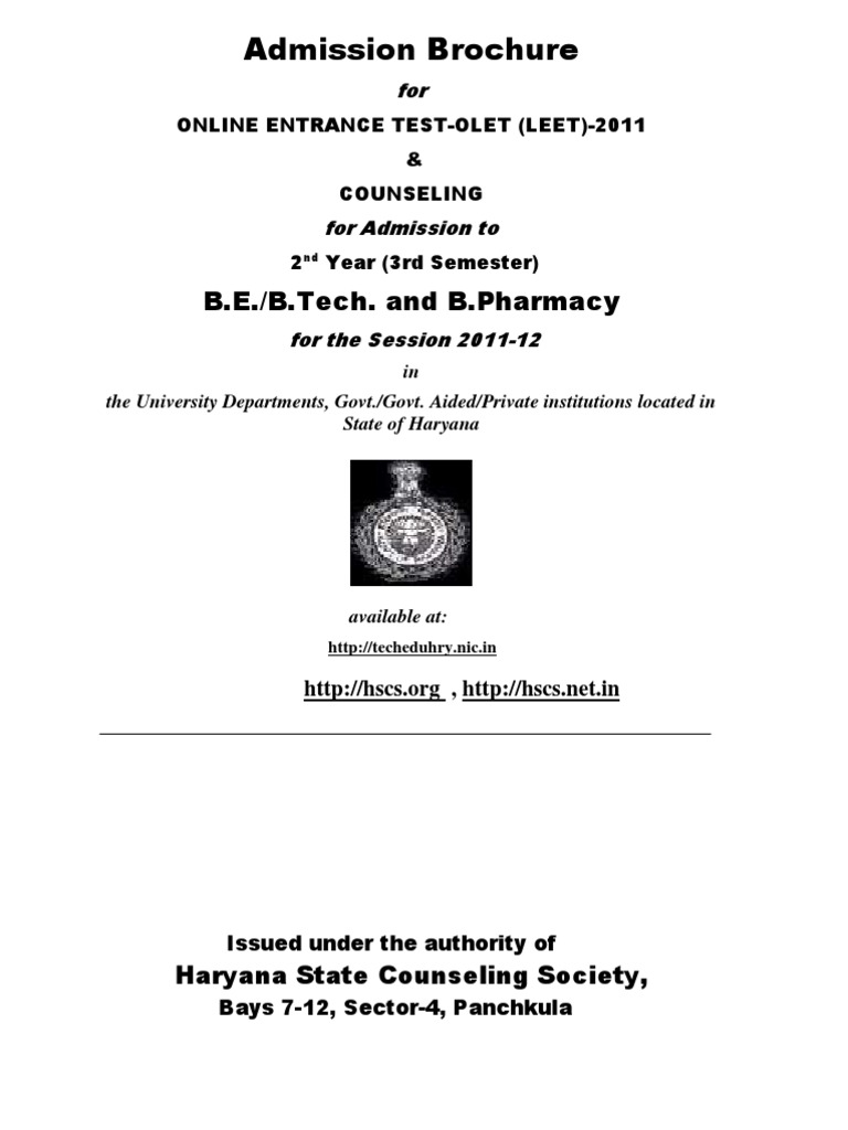 DAE BARC Information Brochure | PDF | University And College Admission ...