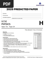 Physics AQA Paper 2 GCSE 2024 Unofficial Markscheme | PDF | Force | Planets