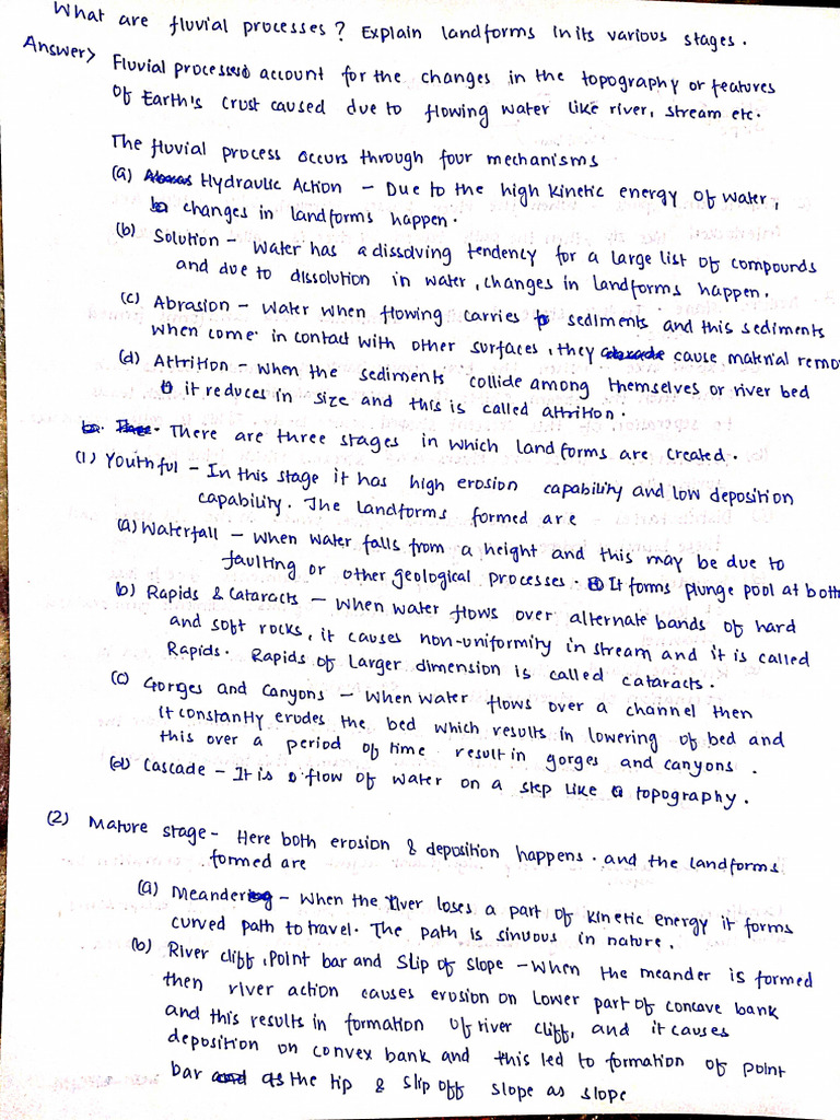 Fluvial Process | PDF
