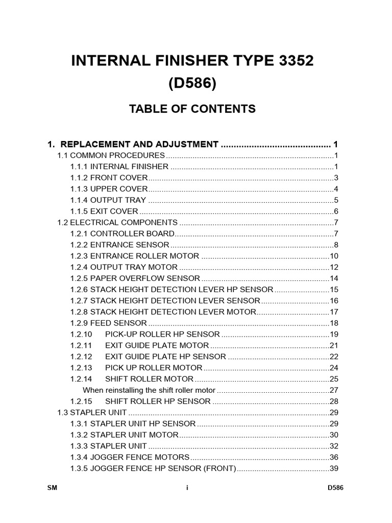 INTERNAL FINISHER TYPE 3352 (D586) | PDF | Manufactured Goods | Equipment