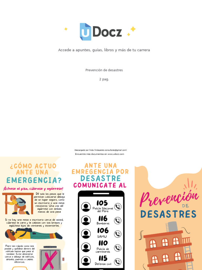 Prevencion de Desast 450085 Downloadable 9124772 | PDF