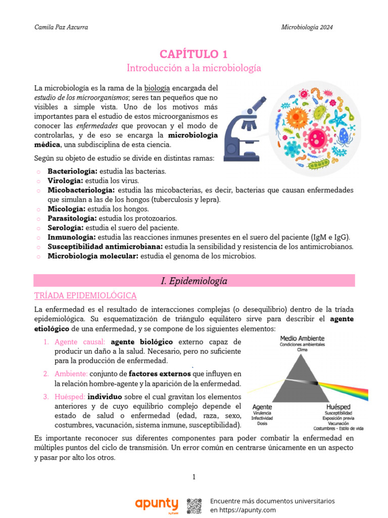 Resumen Microbiologia Primer Parcial | PDF | Las bacterias | Bacteriófago