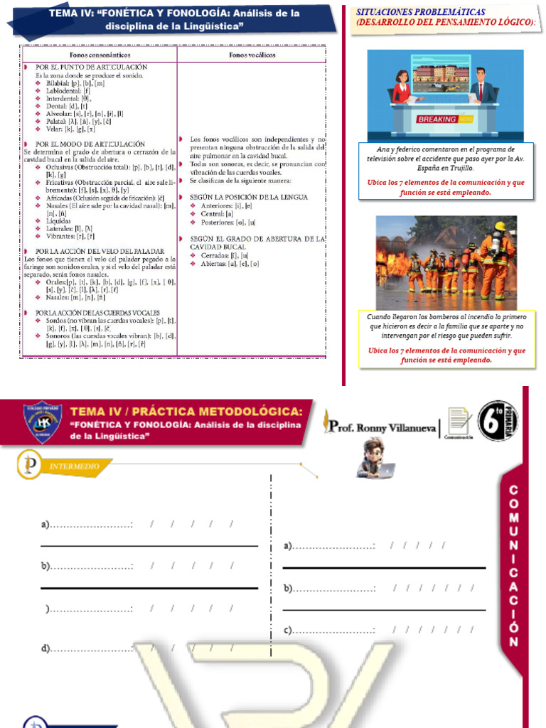 P4 PRACTICA - FONÉTICA Y FONOLOGÍA Análisis de La Disciplina de La ...