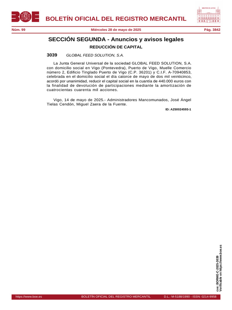 Borme C 2025 3039 | PDF