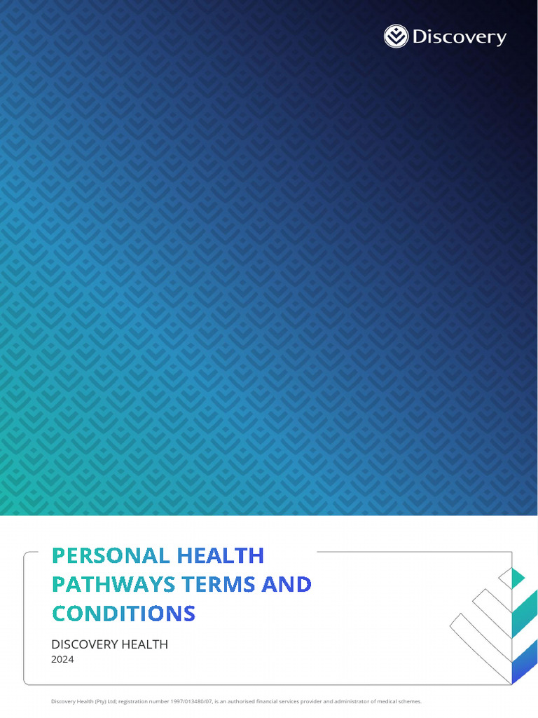 Personal Health Pathways Terms 2024 | PDF | Php | Health Care