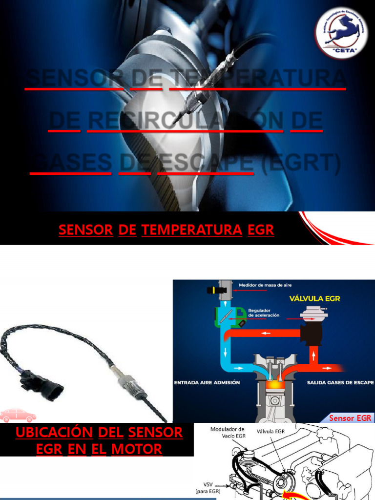 Sensor de Temperatura de Gases (EGR) (ATP) VC | PDF | Motores | Tecnología del motor