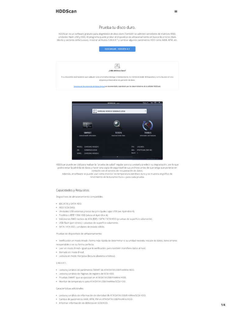 HDD Scan | PDF