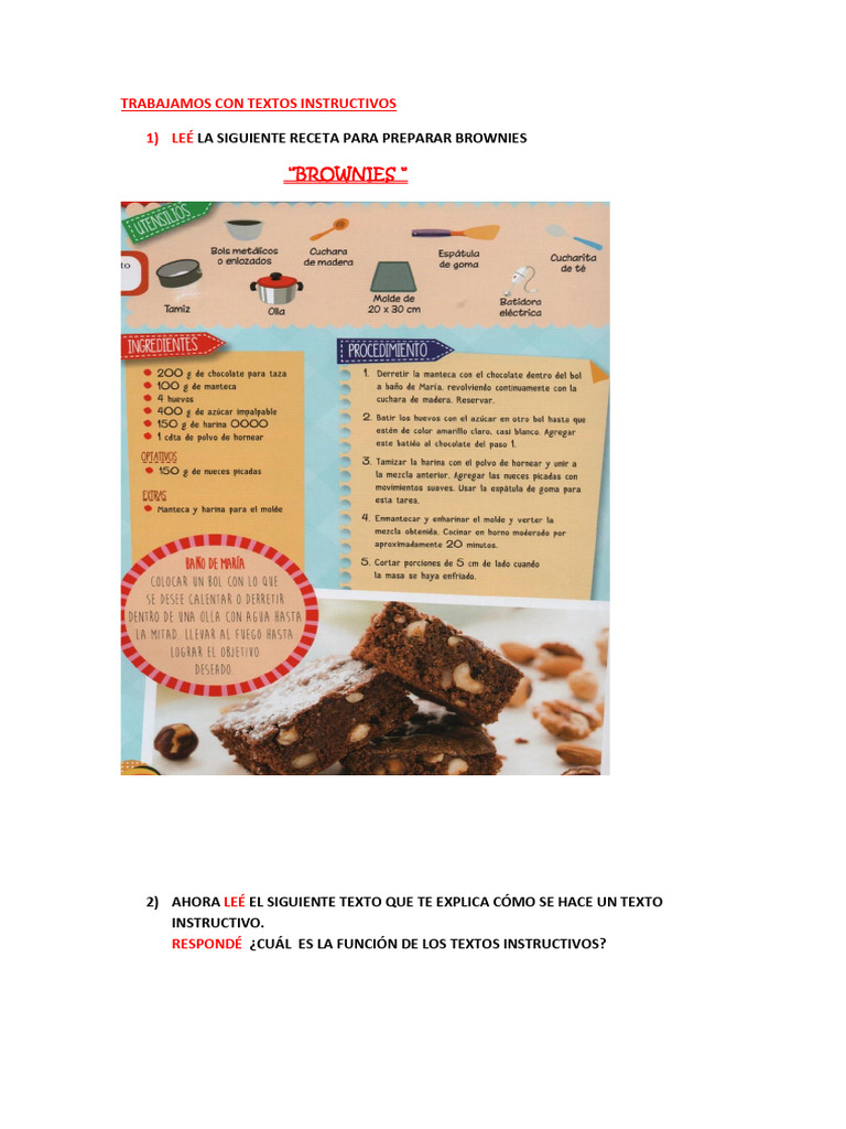 TEXTOS INSTRUCTIVOS | PDF