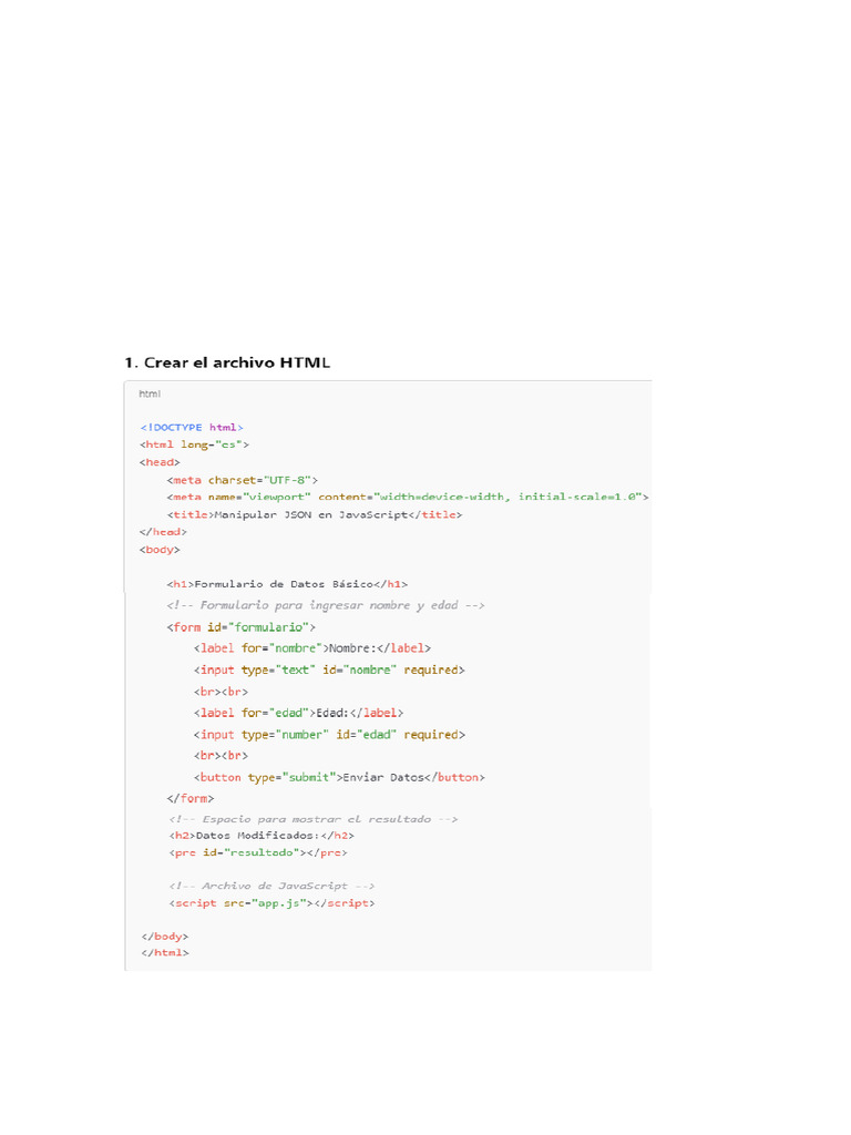 Actividad Teórica Practica Json | PDF