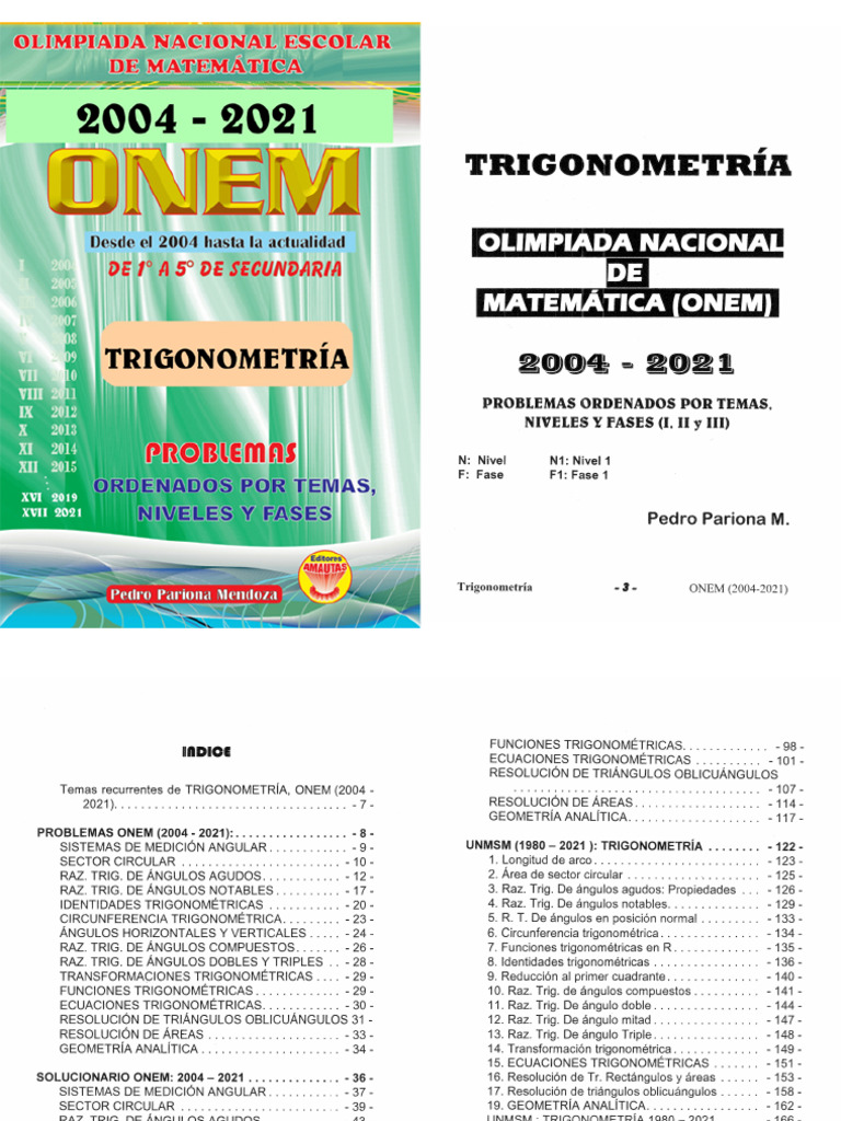 Trigonometría - RM - Onem | PDF